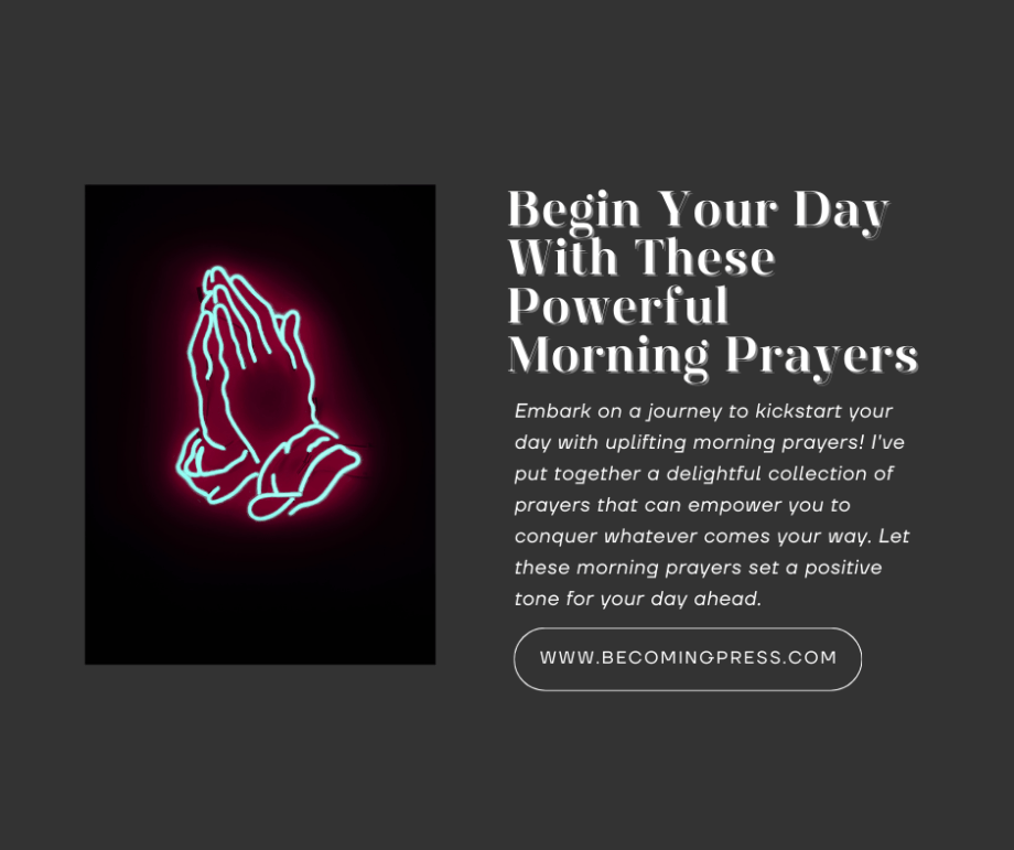 5 Powerful Morning Prayers